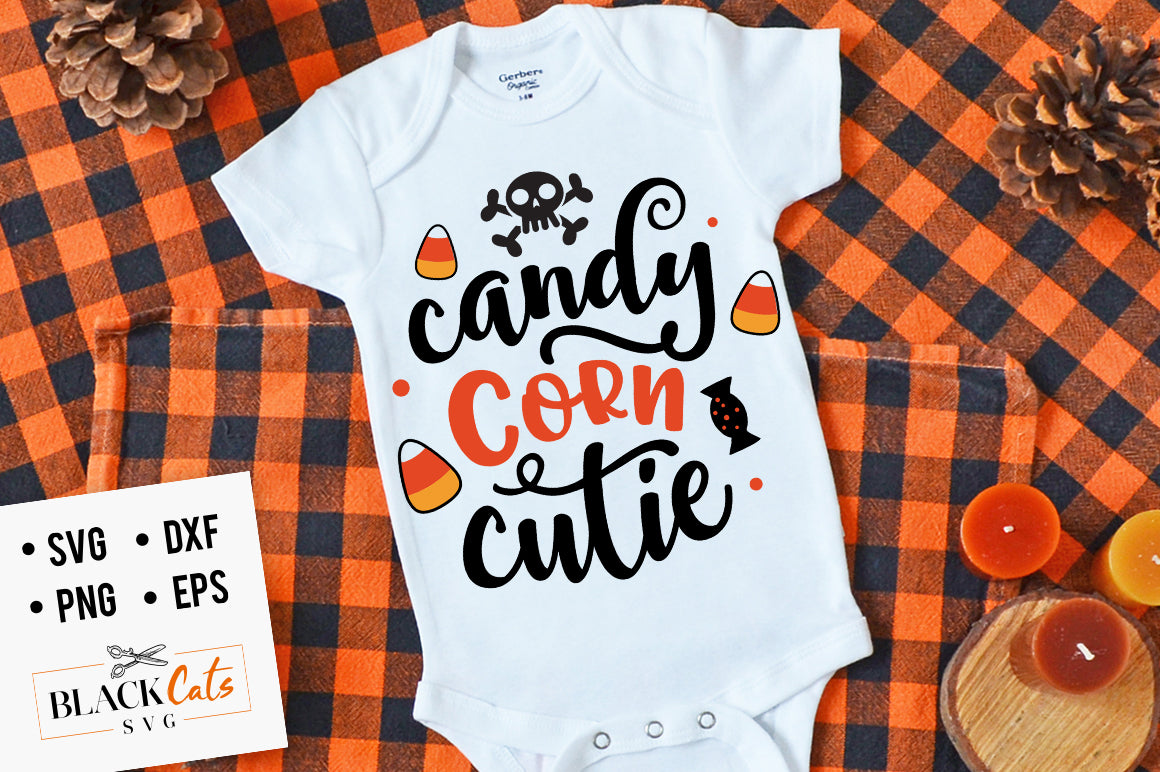 Candy Corn Cutie SVG File – BlackCatsSVG