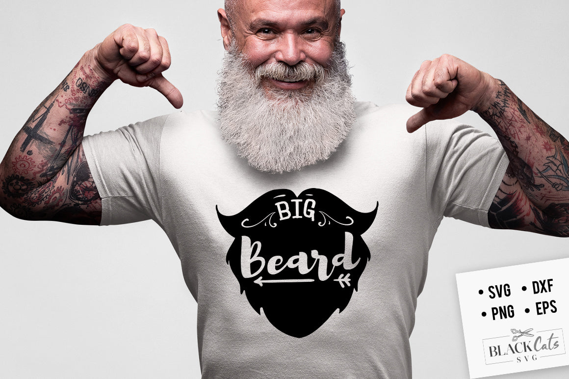 Big Beard Little Beard Littlest SVG File – BlackCatsSVG