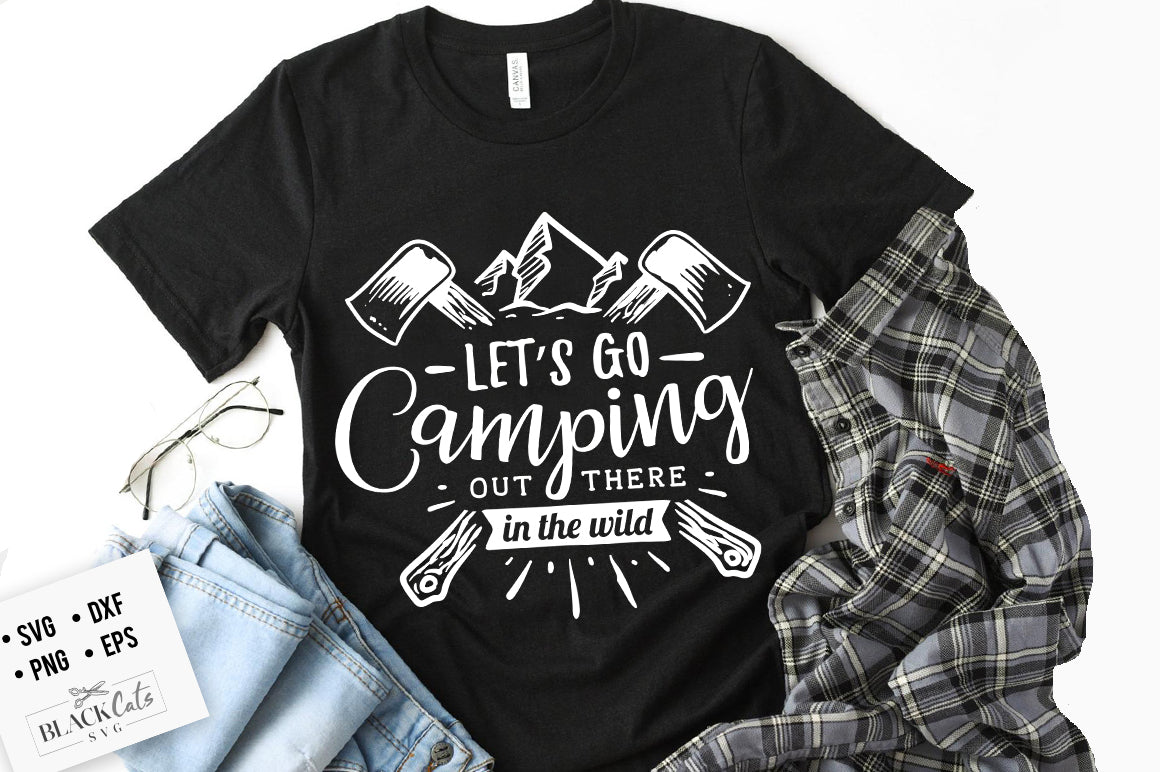 Let's go camping SVG – BlackCatsSVG