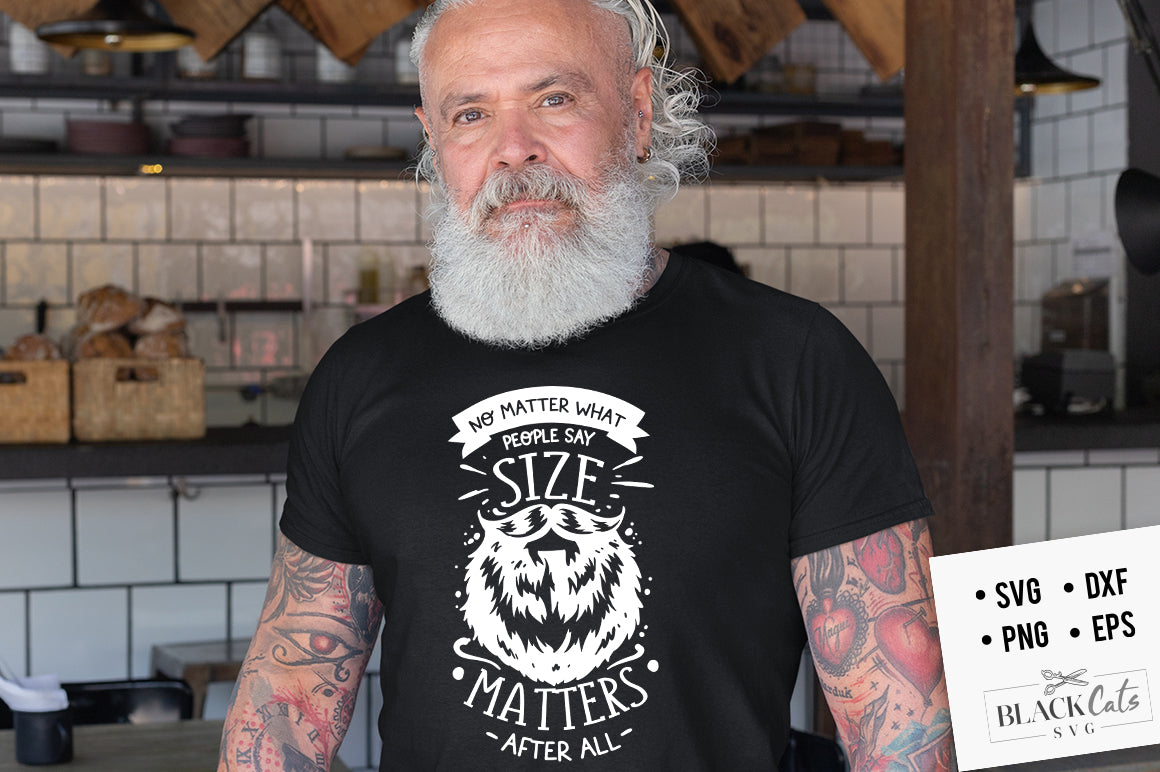 Size Matters SVG File – BlackCatsSVG