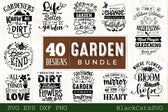 Gardening SVG bundle 40 designs Garden SVG bundle – BlackCatsSVG