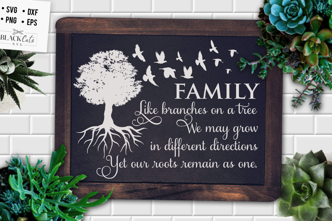 Family like branches on a tree SVG, Family tree svg, Family svg,Family ...