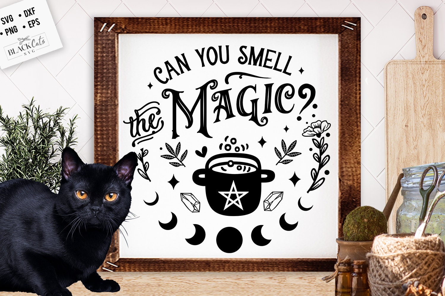 Can you smell the magic SVG, Witch kitchen svg, Magic Kitchen svg, Kit ...
