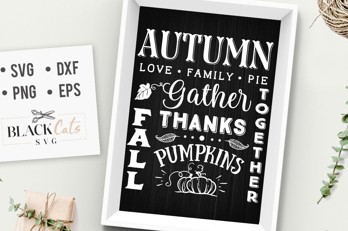 Autumn subway svg, Autumn wall art svg, Autumn poster svg, Thanksgivin ...
