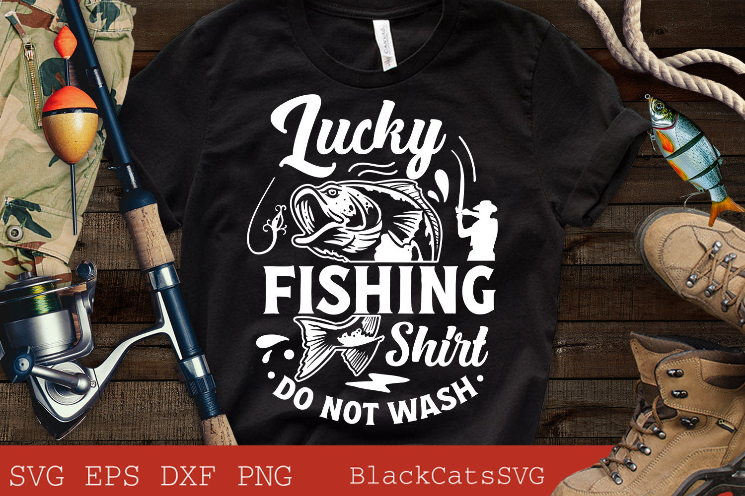 Lucky fishing shirt do not wash svg, Fishing poster svg, Fish svg, Fis ...
