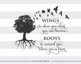 Wings and Roots family tree - SVG file Cutting File Clipart in Svg, Ep ...